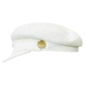 Vintage Chanel White Hat w/ Camellia Flower and Ribbon Trim at 1stDibs ...