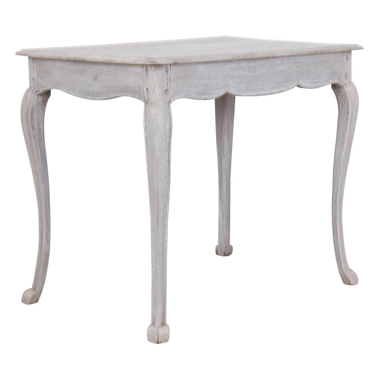 White-Washed Oak Side Table at 1stDibs | white stained oak side table ...
