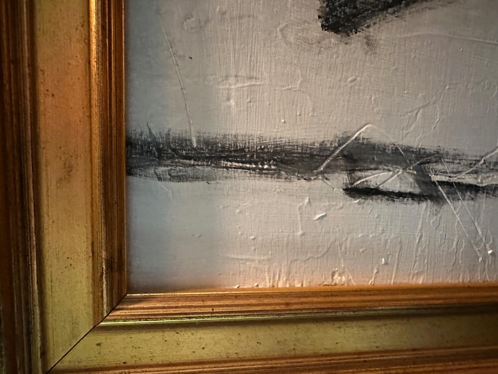 White With Black Lines Painting By Patrick Phillips, U.S.A ...