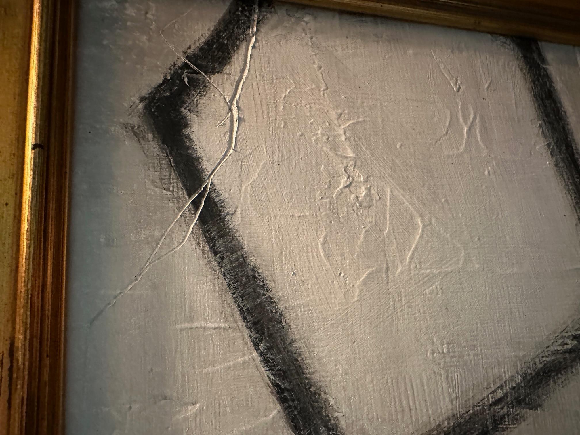 White With Black Lines Painting By Patrick Phillips, U.S.A ...