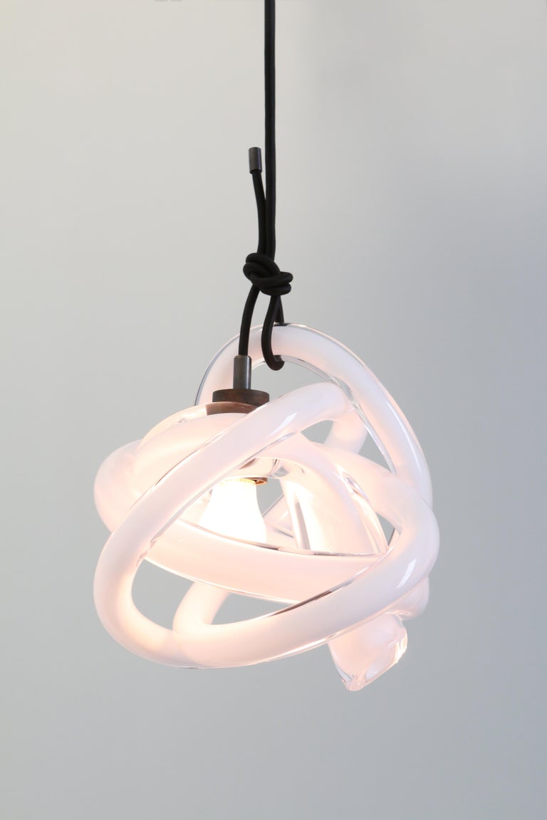 White Wrap Pendant Lamp by SkLO For Sale at 1stDibs