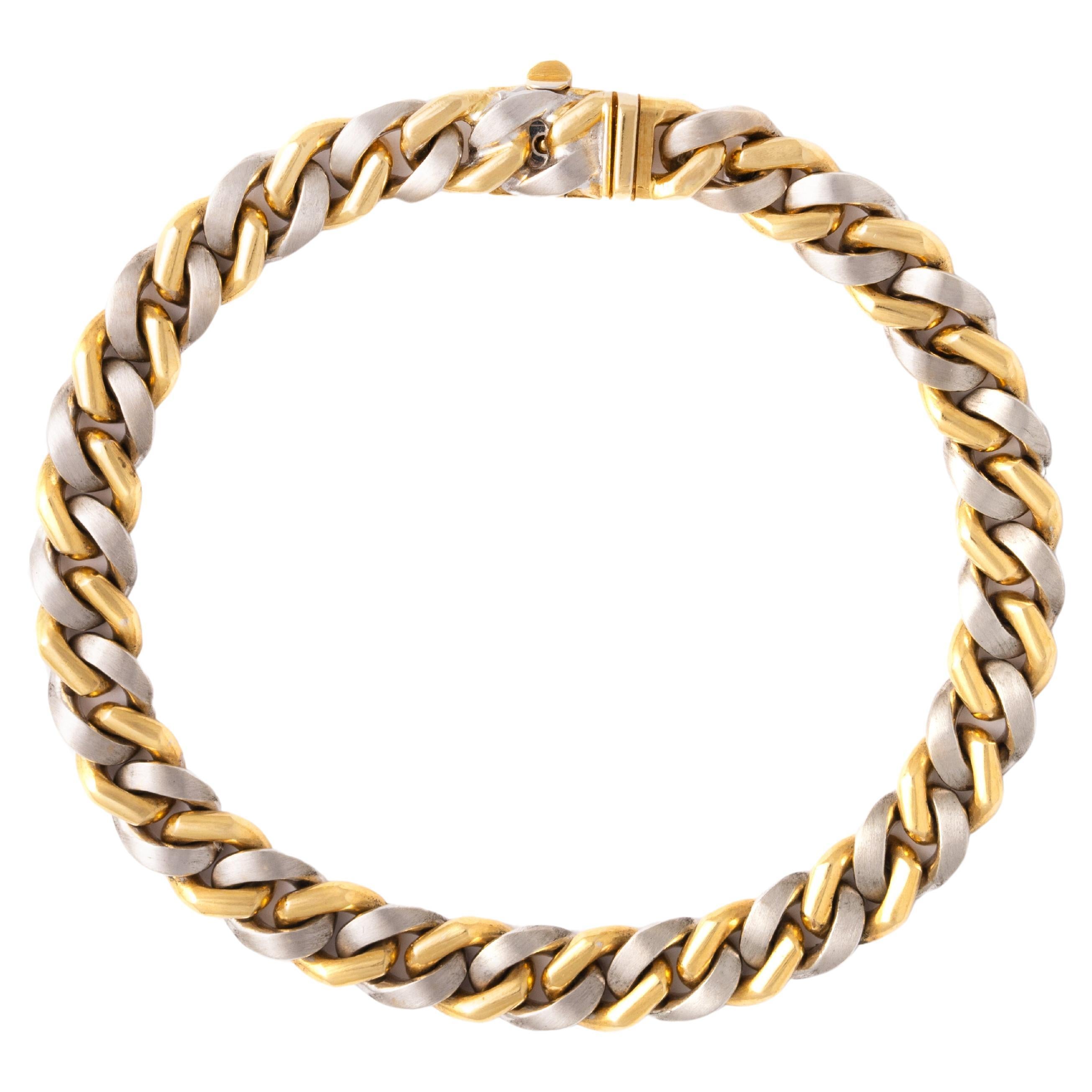 Vintage CHANEL Bracelet gold plated For Sale at 1stDibs