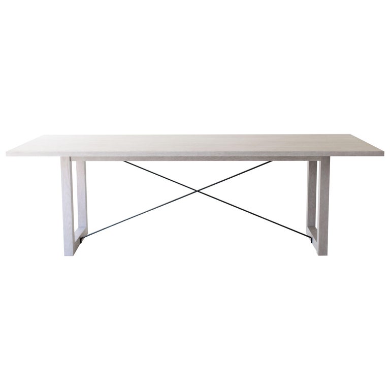 Whitewash Dining Table For Sale at 1stDibs