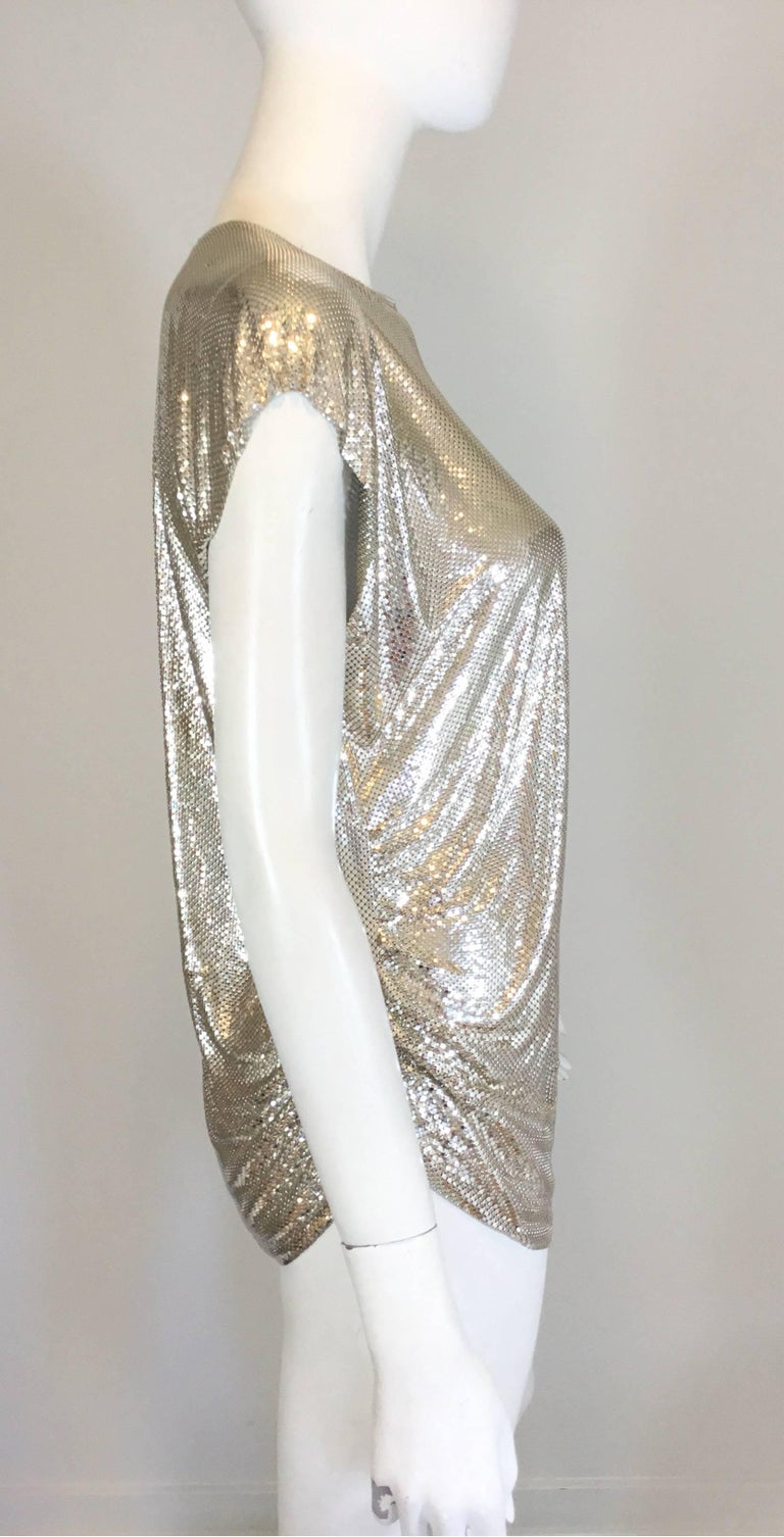 Whiting and Davis Silver Mesh Metal Top For Sale at 1stDibs | metal ...