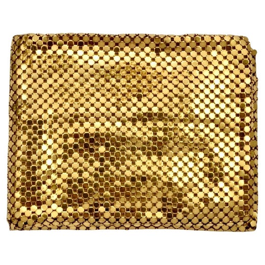 Whiting and Davis Gold Mesh Wallet with Change Purse For Sale at 1stDibs