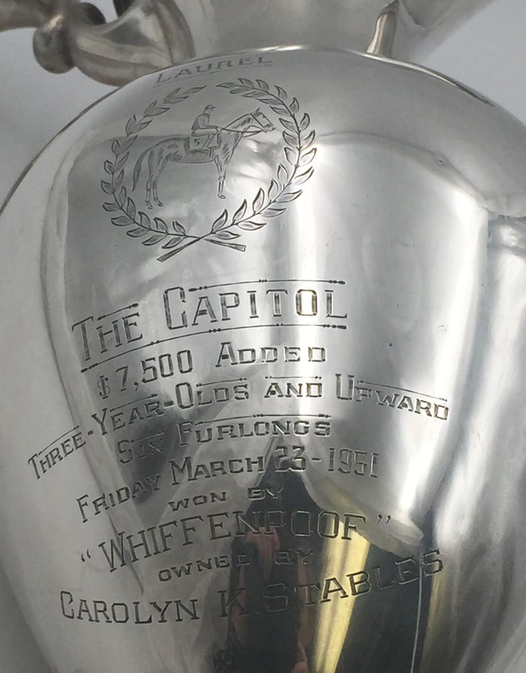 Whiting Sterling Silver 1911 Pitcher Jug in Art Deco Style For Sale at ...