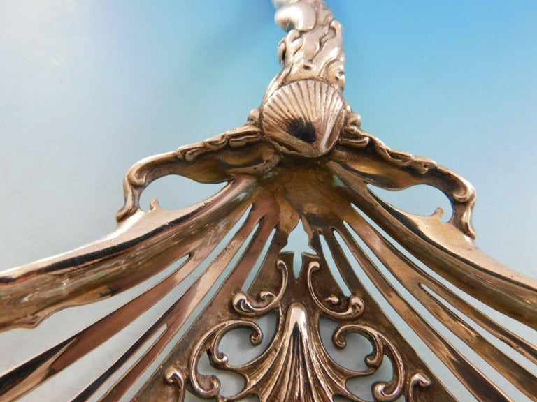 Whiting Sterling Silver BonBonniere Spoon Shell Seaweed Motif Art ...