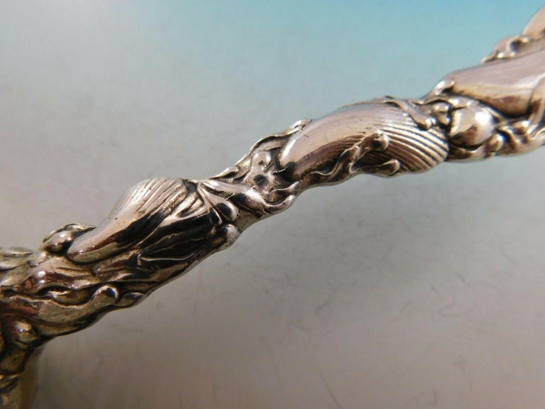 Whiting Sterling Silver BonBonniere Spoon Shell Seaweed Motif Art ...