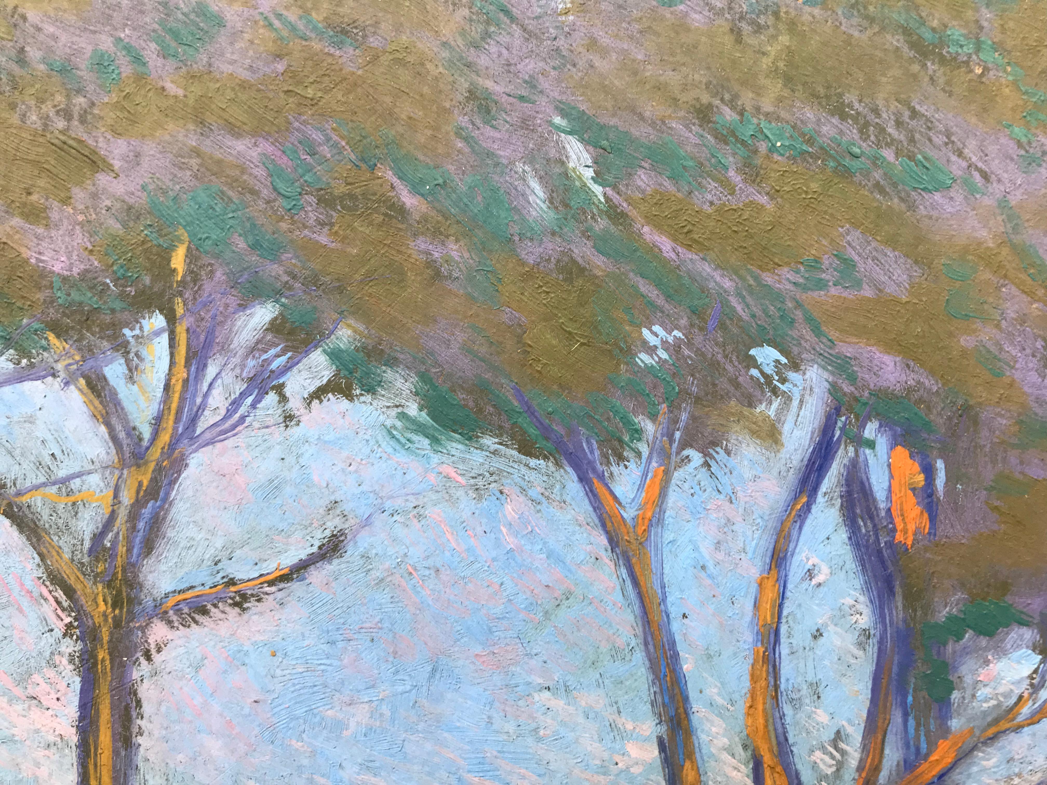 Whitney Myron Hubbard - “Trees” at 1stDibs