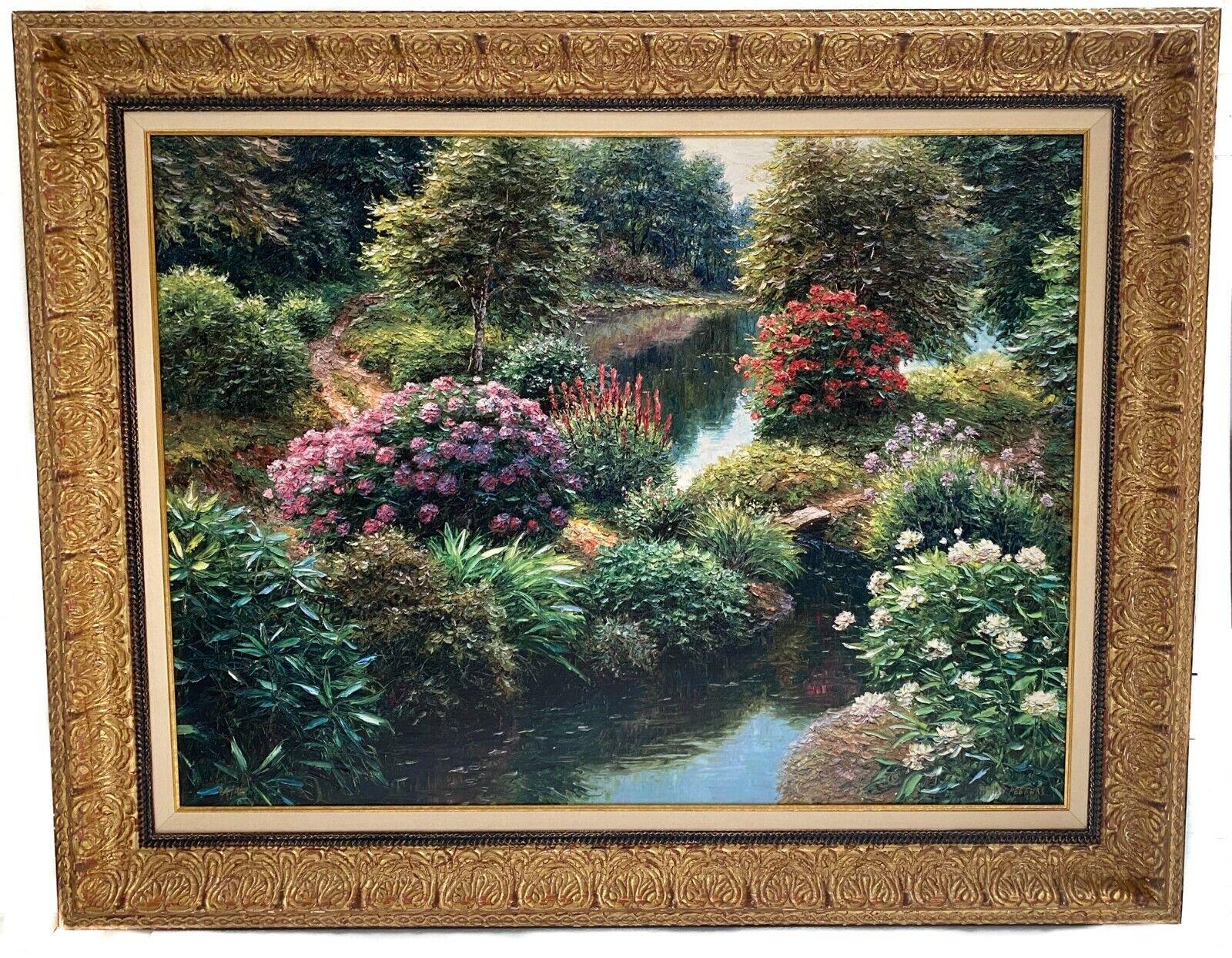 Whittington Pond by Henry Peeters Hand Embellished Giclees in Canvas ...