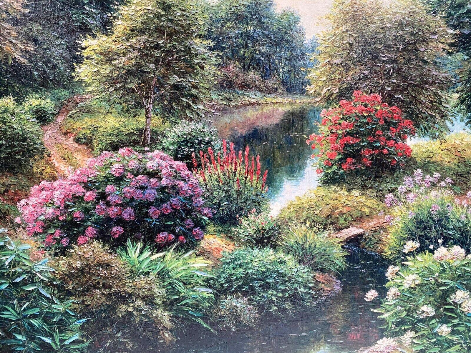 Whittington Pond by Henry Peeters Hand Embellished Giclees in Canvas ...