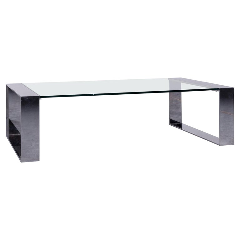 Who's Perfect Designer Glass Table Silver Glass Table Coffee Table For ...
