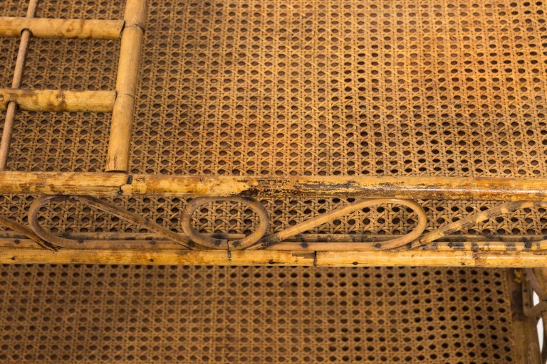 Wicker Bar Cart at 1stDibs | wicker bar carts, wicker cart, rattan bar cart