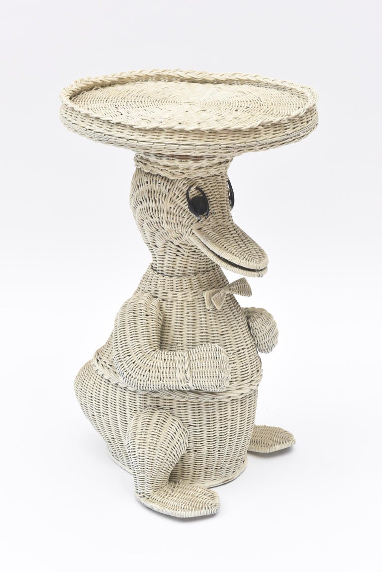 Wicker Duck Table for the Nursery, circa 1950 For Sale at 1stDibs