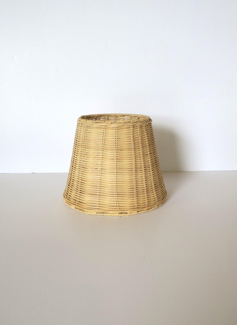 Wicker Lamp Shade For Sale at 1stDibs