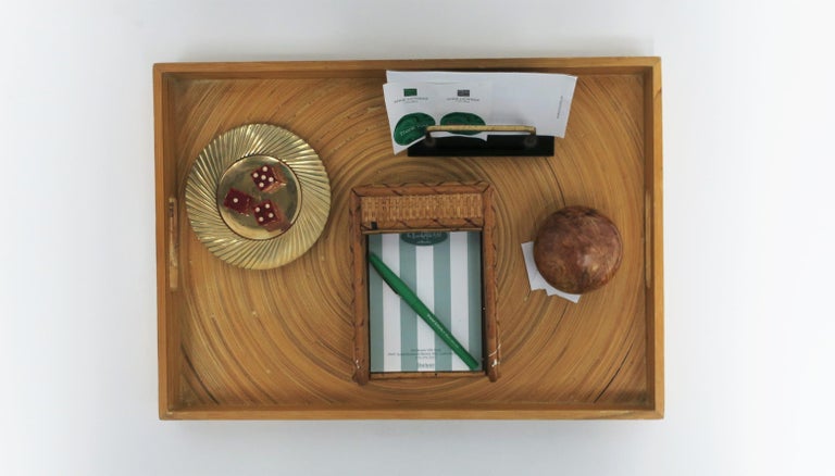 Wicker Serving or Storage Tray For Sale at 1stDibs | wicker letter tray ...