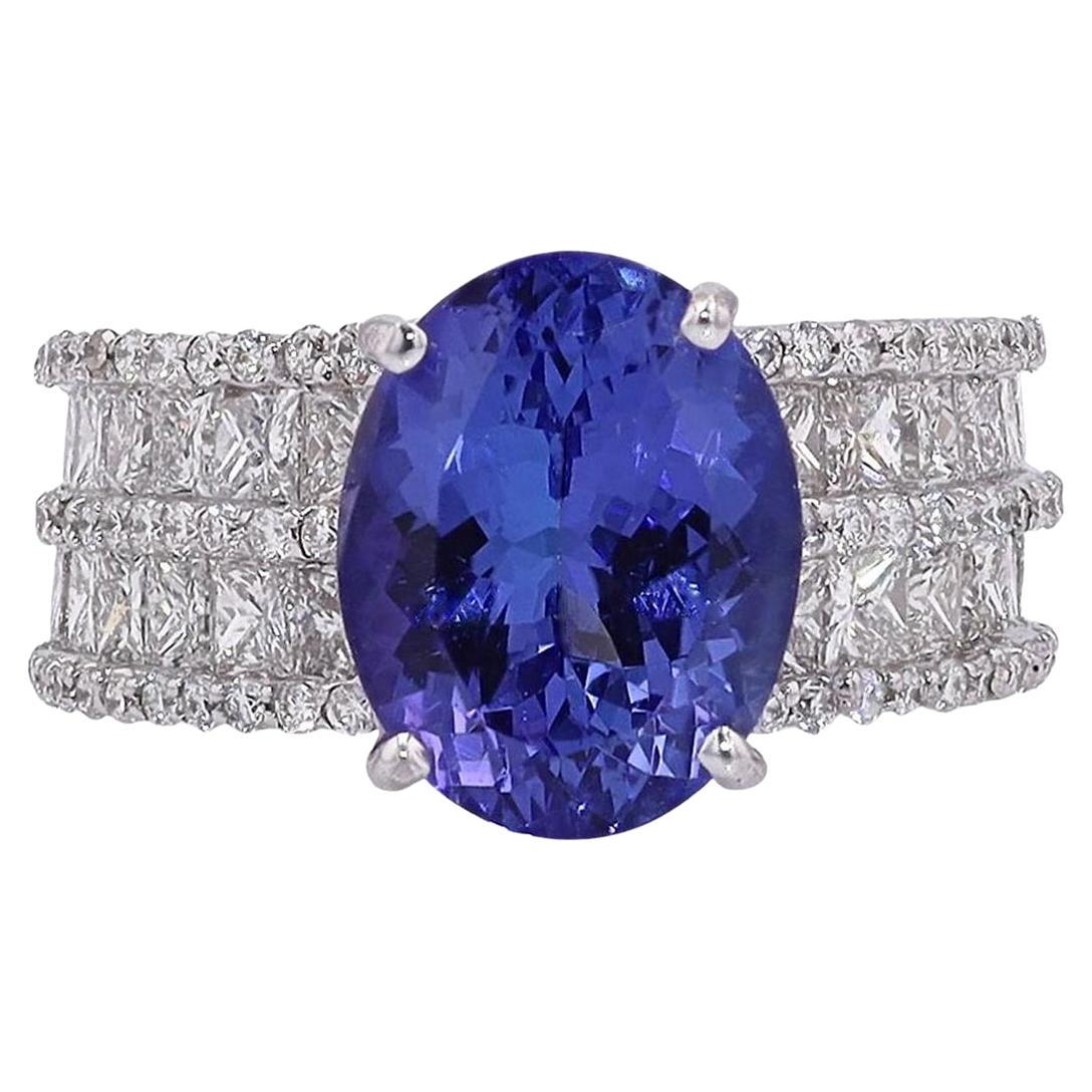 Tanzanite Convertible Pendant Ring, 22.43 Carats For Sale at 1stDibs ...