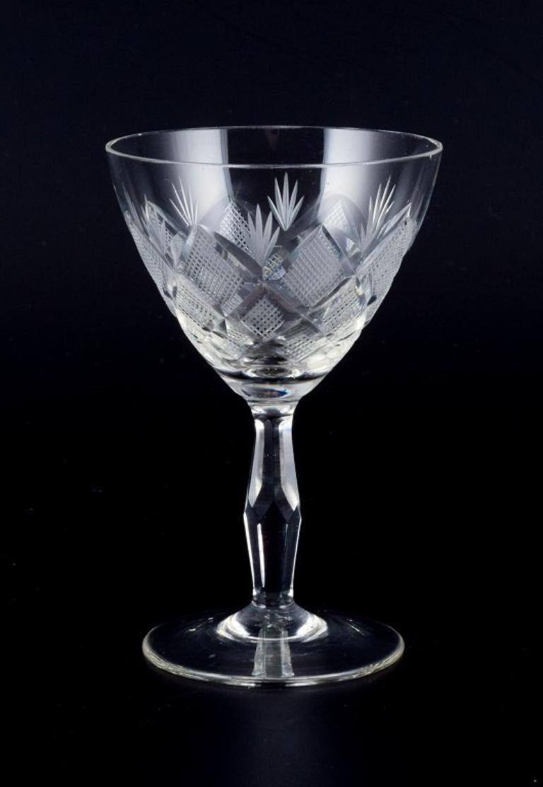 Wien Antik, Lyngby Glas, Denmark, vintage set of six sherry glasses ...
