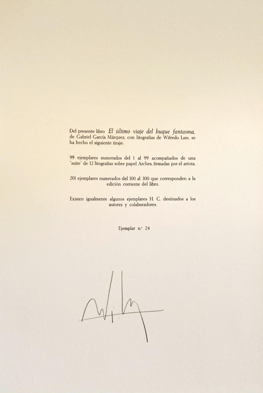 Wifredo Lam - El Ultimo viaje del buque fantasma, Plate III For Sale at ...