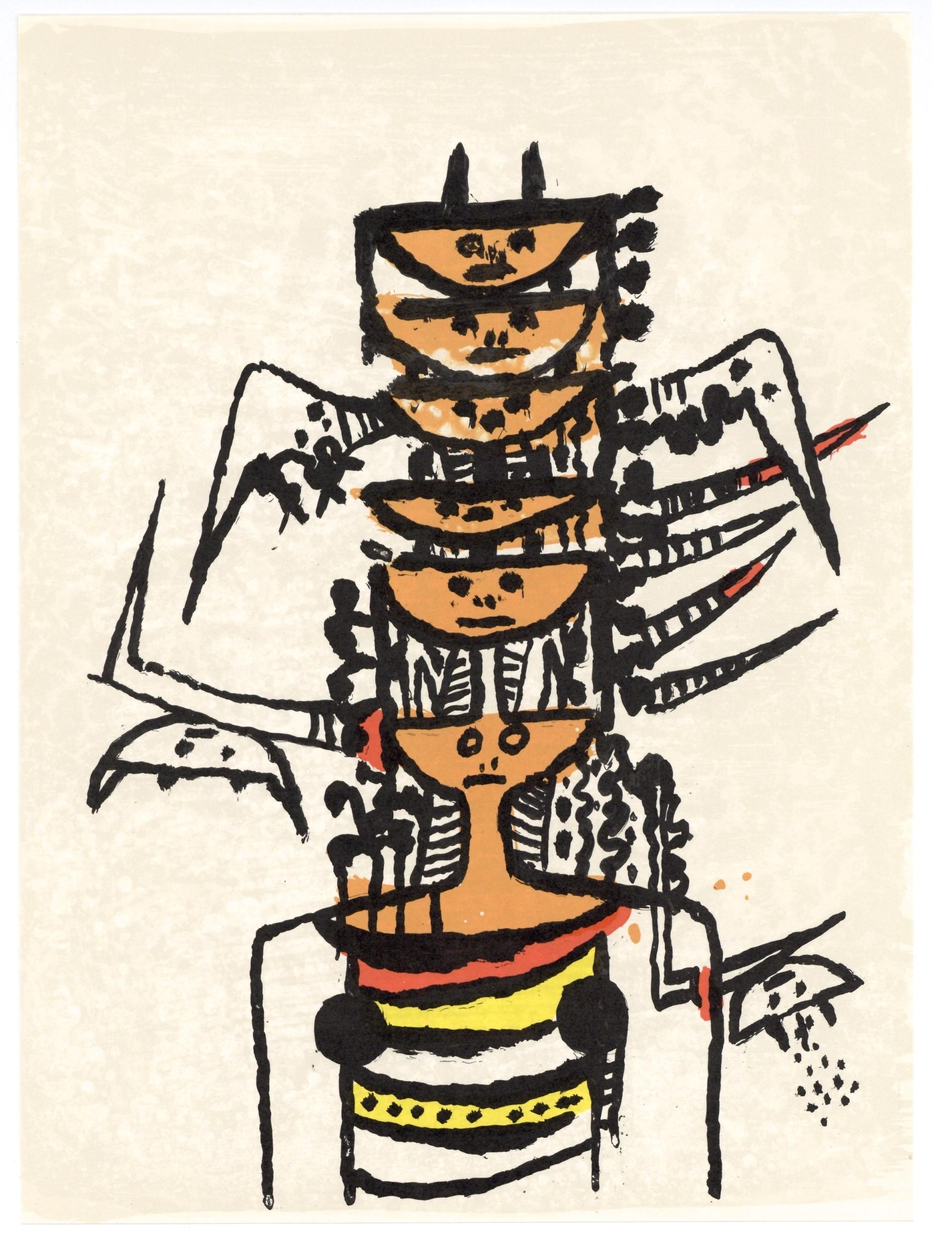 Wifredo Lam - original lithograph For Sale at 1stDibs