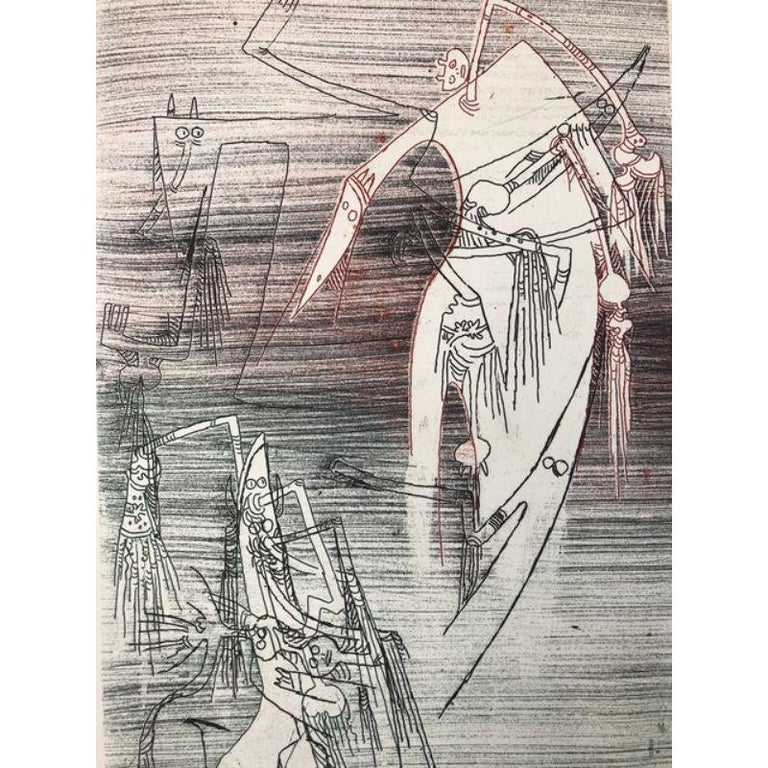 Wifredo Lam - Wifredo Lam - Comme Une Cathédrale Bombardée - Hand ...