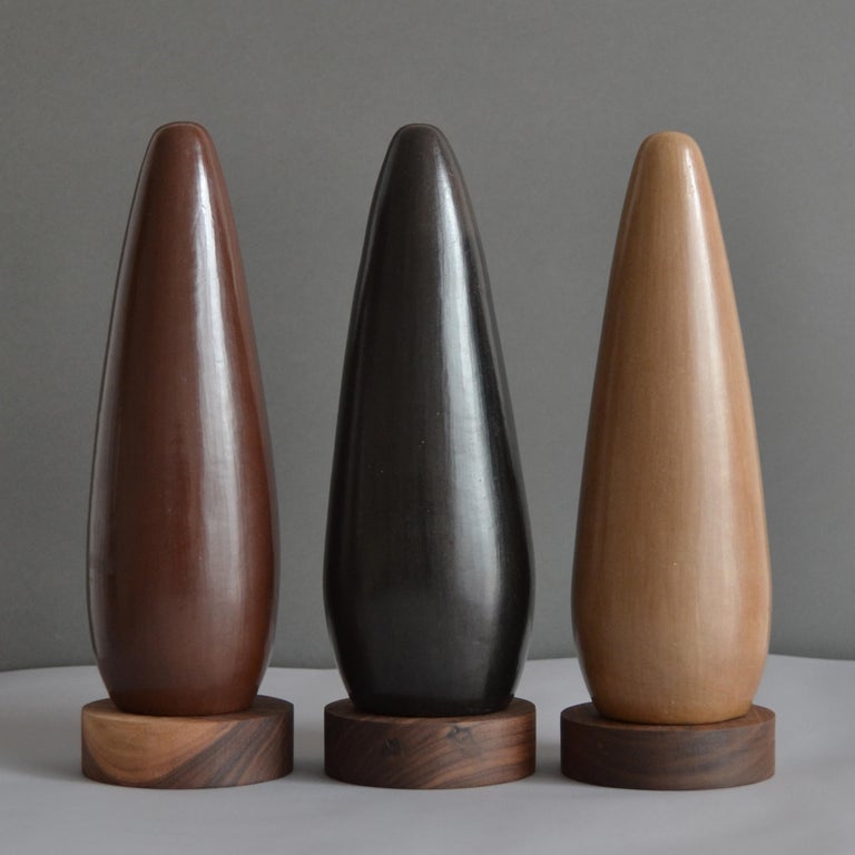 Wild Natural Clay Sculpture Silo, Burnished Clay from the Mixteca ...