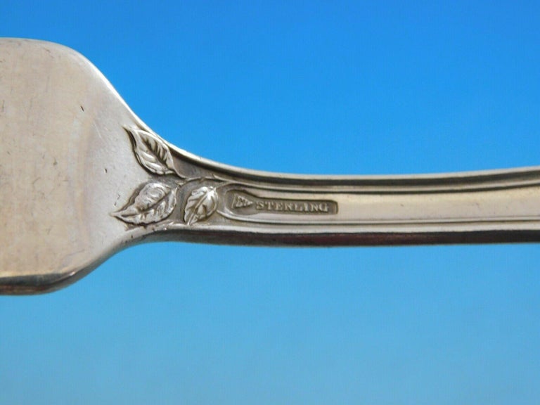 Wild Rose by Watson Sterling Silver Flatware Set 12 Service 101 Pieces ...