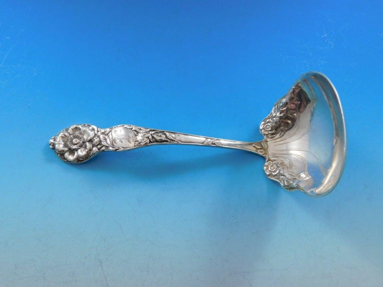 Wild Rose by Watson Sterling Silver Flatware Set 12 Service 101 Pieces ...