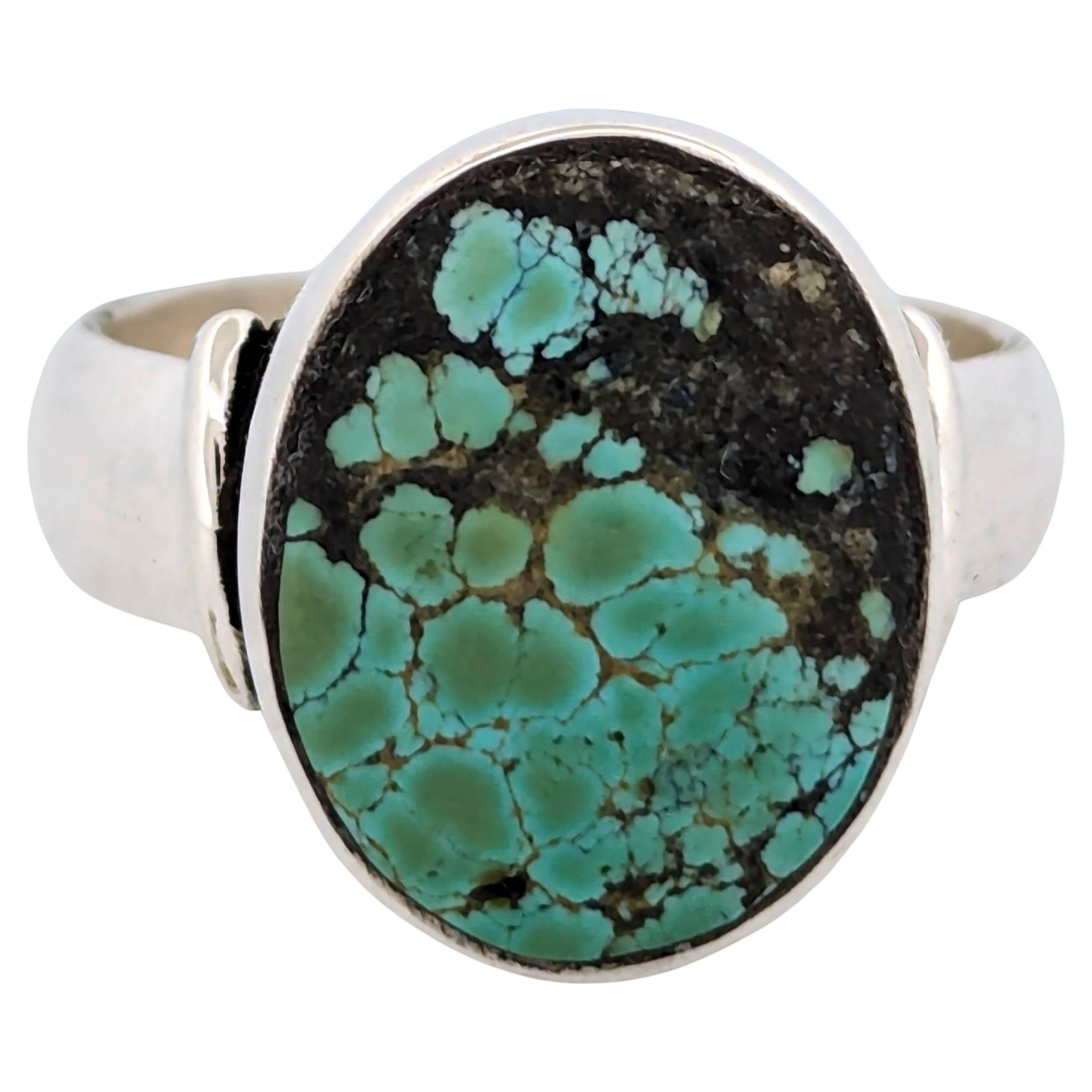 Wild Rose Handmade Sterling Silver Ring with Arizona Polychrome ...
