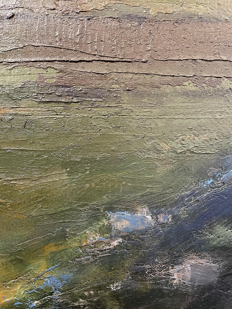 Wilf Roberts - 'Sunset over the Garn' Rural welsh seascape painting ...