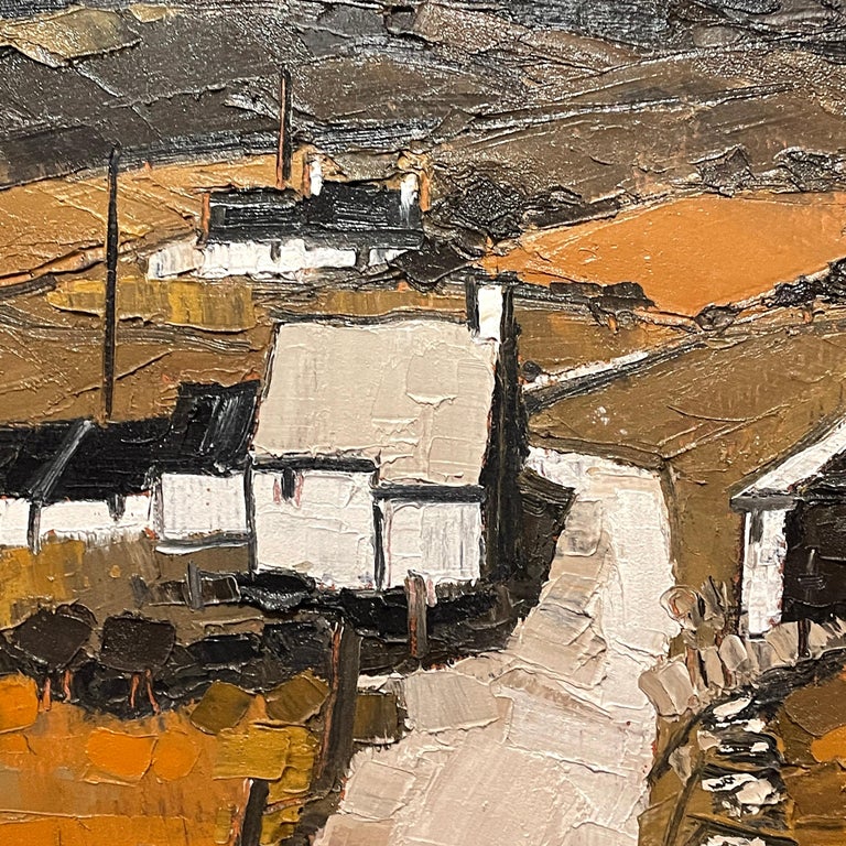 Wilf Roberts - 'Y garn' Welsh Rural Landscape Painting of cottage and ...