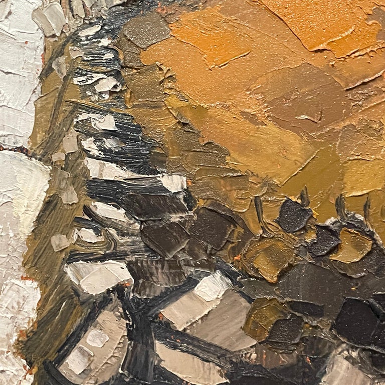 Wilf Roberts - 'Y garn' Welsh Rural Landscape Painting of cottage and ...