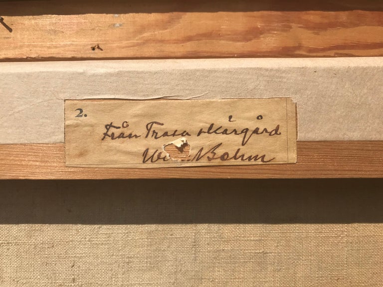 Wilhelm Behm - View of a Fjord, Impressionist oil on canvas, signed ...