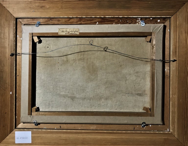 Wilhelm Behm - View of a Fjord, Impressionist oil on canvas, signed ...