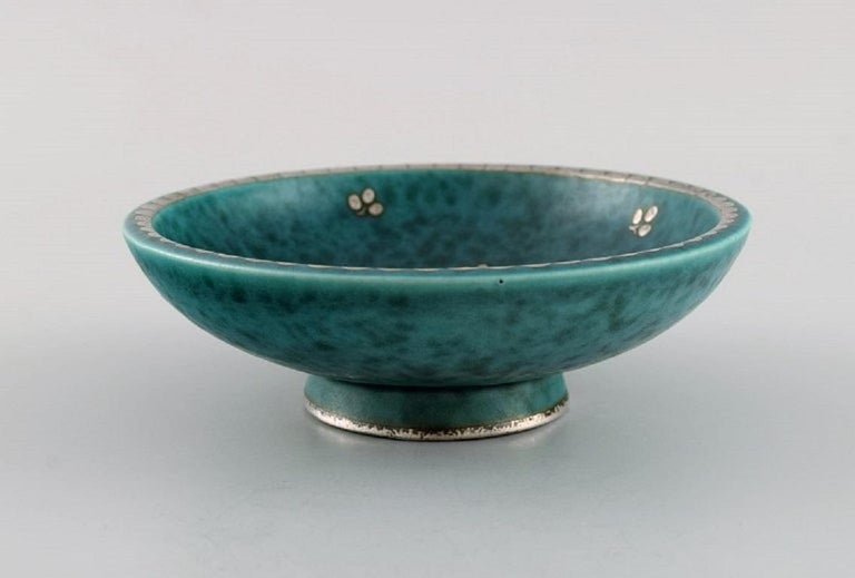 Wilhelm Kåge for Gustavsberg, Argenta Vase and Bowl in Ceramics For ...