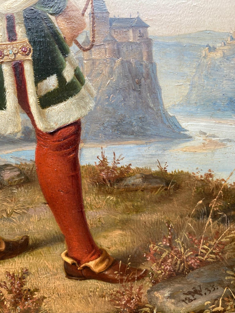 Wilhelm Nerenz - 19th century German Nazarene painting - The young ...