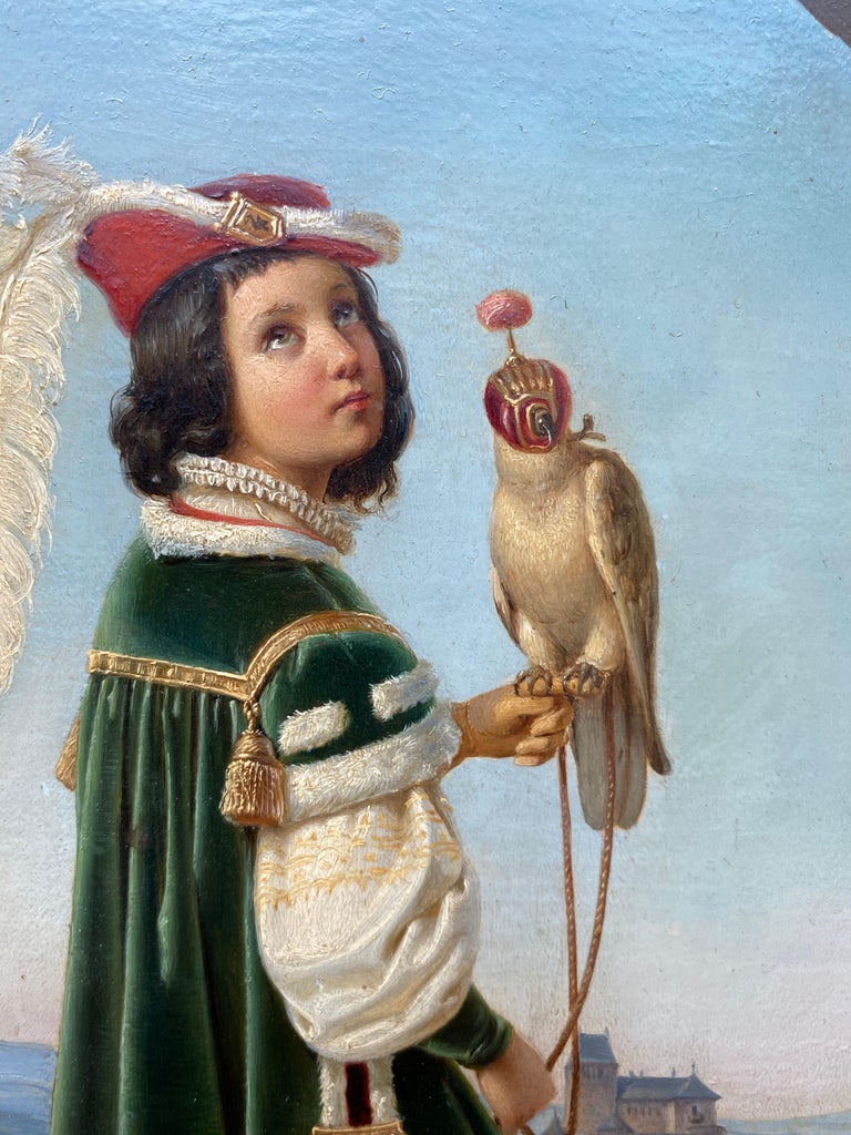 Wilhelm Nerenz - 19th century German Nazarene painting - The young ...