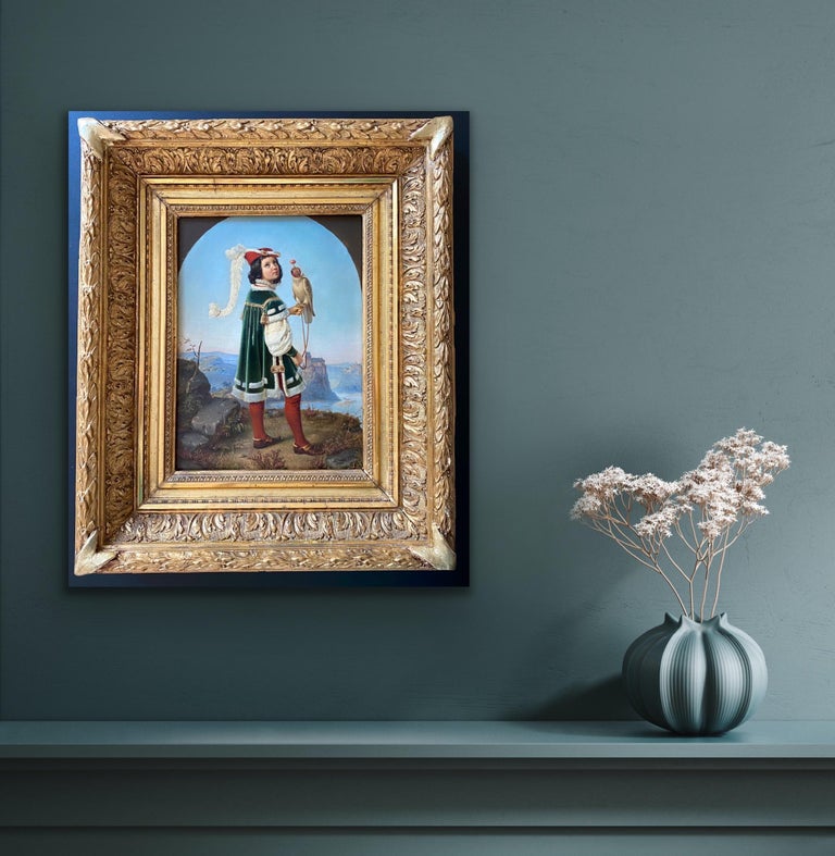 Wilhelm Nerenz - 19th century German Nazarene painting - The young ...