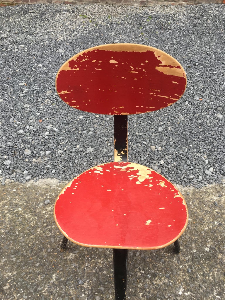 Wilhelm von Bode, Rare Bow Wood Chair N ° 3, Edition Steiner, circa ...