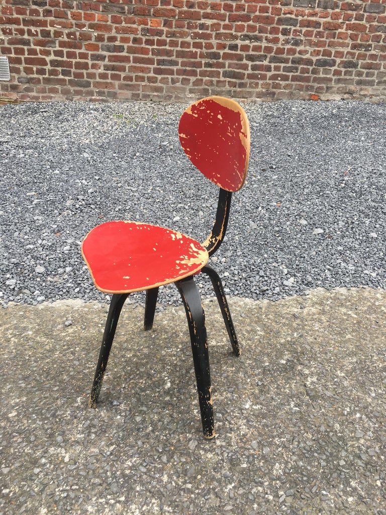 Wilhelm von Bode, Rare Bow Wood Chair N ° 3, Edition Steiner, circa ...