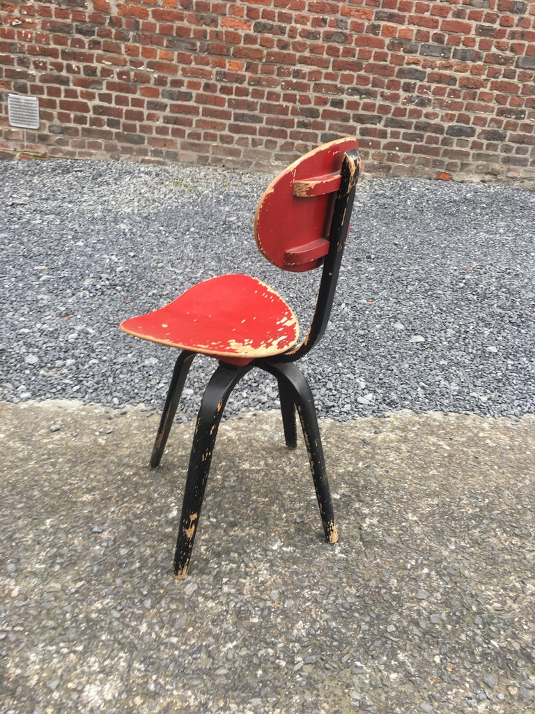 Wilhelm von Bode, Rare Bow Wood Chair N ° 3, Edition Steiner, circa ...