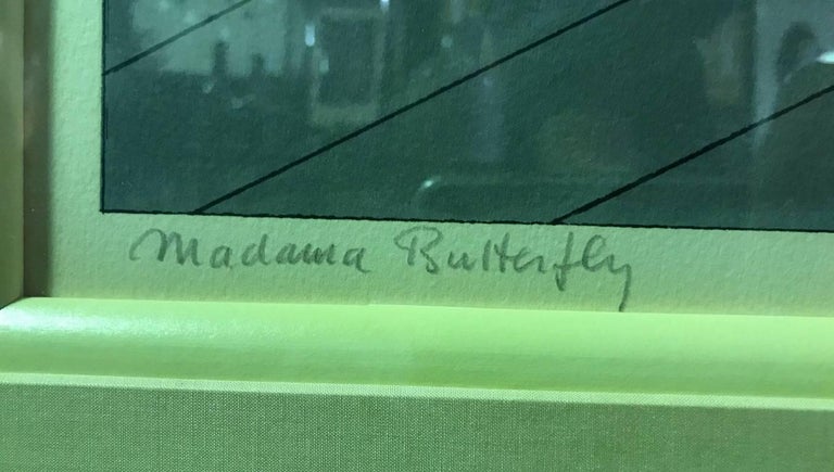 Will Barnet Signed Limited Edition Serigraph Print "Madame Butterfly ...