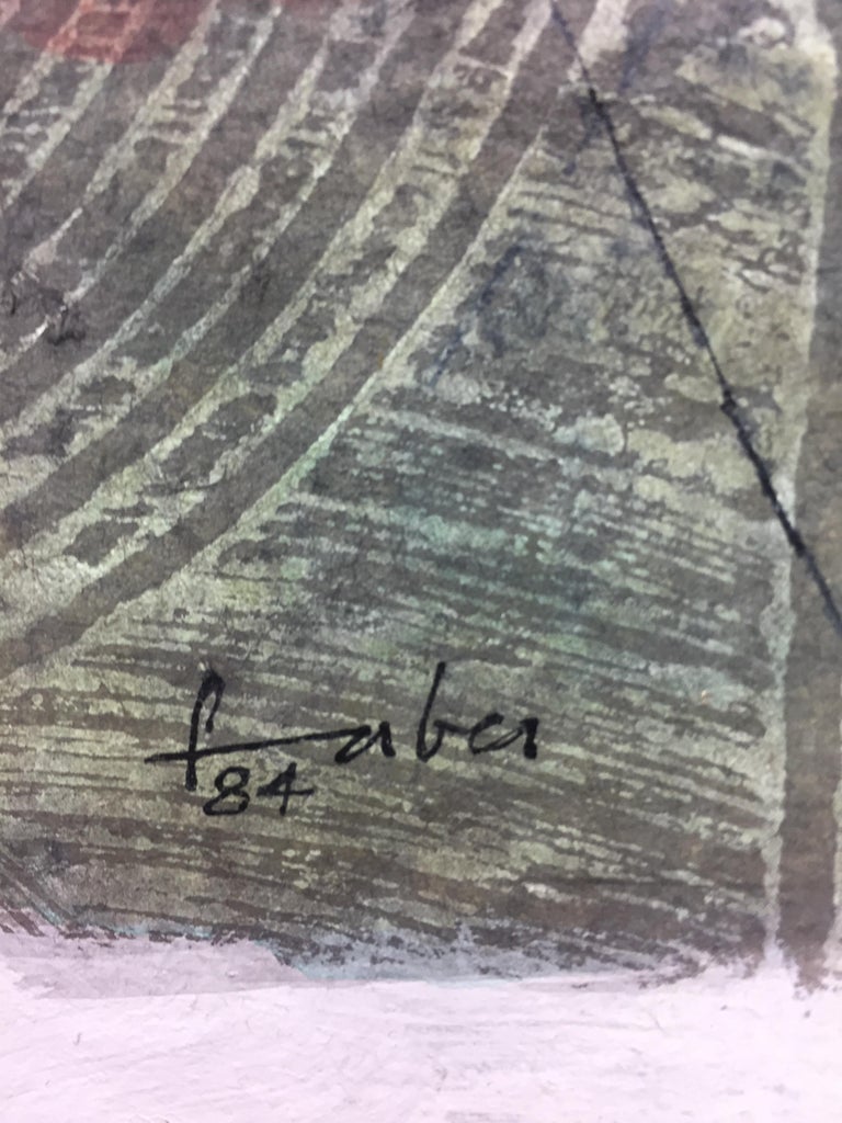 Will Faber - Barcelona original abstract acrylic paper painting For ...