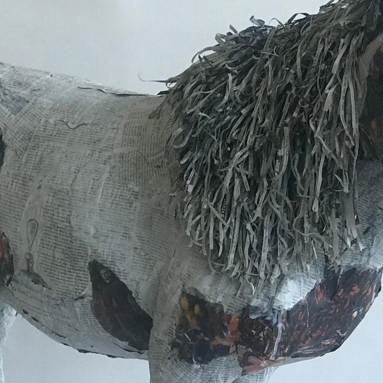 Will Kurtz - Will Kurtz, Einstein, newspaper figurative sculpture, 2018 ...