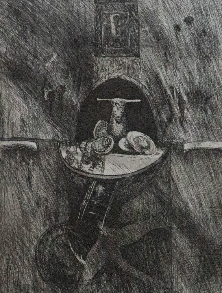 Will Maclean MBE - Will Maclean MBE (b.1941) - 1990 Etching, Bird Altar ...