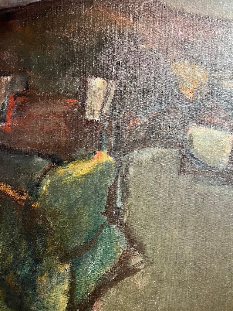 Will Roberts - 'Red Barn' Dark Atmospheric painting of a welsh ...