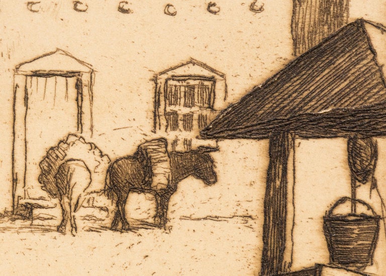 Will (William Howard) Shuster - La Noria, 1920s New Mexico Adobe House ...