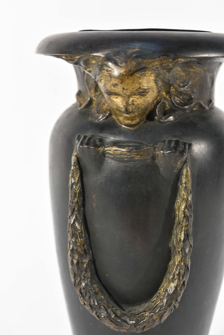 Willard Paddock, Bronze Vase For Sale at 1stDibs