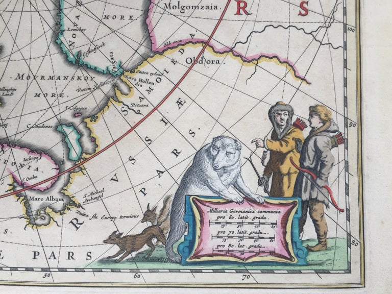 Willem Blaeu - BLAEU MAP OF NORTH POLE and ARTIC at 1stDibs