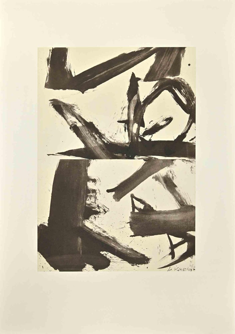 Schwarz-Weiß (Rom) – Offset- und Lithographie nach Willem De Kooning ...